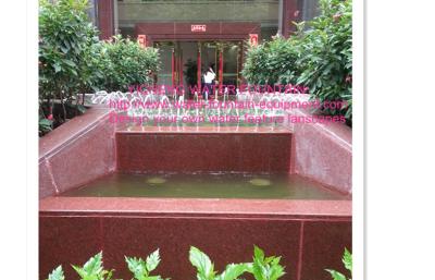 Cina Progetto dritto della fontana dell'acciaio inossidabile con 2 giri del cerchio degli ugelli d'aria misti regolabili in vendita
