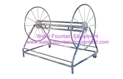 China 50m Swimming Pool Accessories Racing Lane SS304 Lane Line Reel Trolley for sale