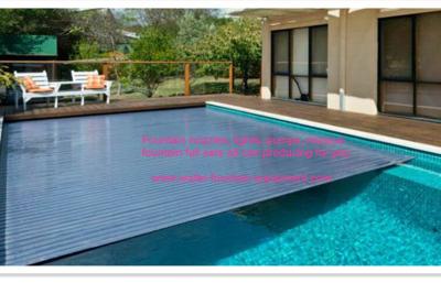 China PE Material UV Stable Automatic Pool Covers Swimming Pool Control System Submerge Types for sale