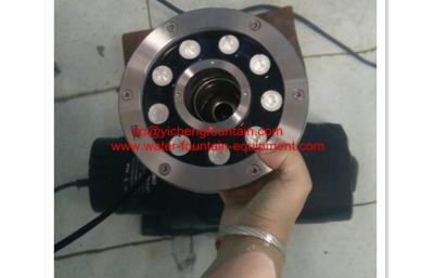 Cina un diametro Donat da 185 millimetri ha condotto le luci della fontana con l'ugello della schiuma della tazza/pompa sotto- in vendita