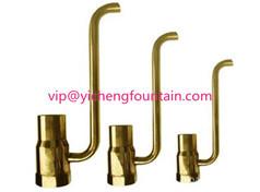 China Brass Bubble Water Fountain Nozzles Gushing Of 1/2 Inches - 3 Inches With Air Relief To Make Bubble for sale