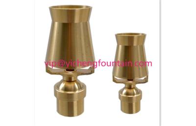 Cina Teste di spruzzo regolabili della fontana degli ugelli della fontana della cascata per avere grande materiale dell'ottone della schiuma in vendita