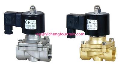 Cina Tipo subacqueo AC24V ss dell'attrezzatura della fontana dell'elettrovalvola a solenoide di due modi e materiale d'ottone in vendita