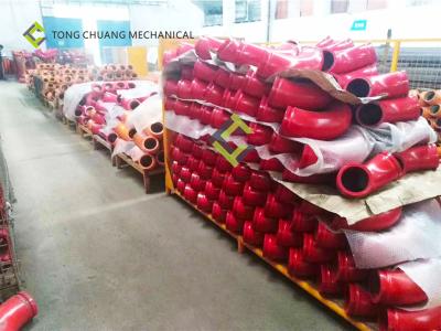 Cina conduttura d'acciaio della pompa per calcestruzzo 20#, gomito 500MM del tubo da 30 gradi in vendita