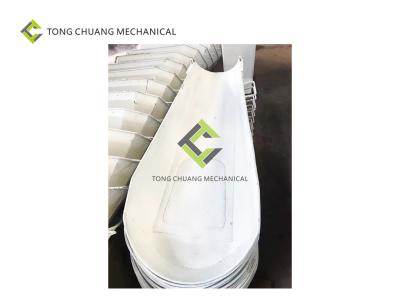 China Customizable Concrete Truck Mixer Parts 10-16 Square Unloading Concrete Mixer Chute for sale