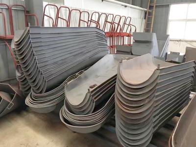 China Customizable Concrete Truck Mixer Parts 10-16 Square Unloading Concrete Mixer Chute for sale