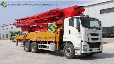 China Six Countries Emission Standard 47 Meter Concrete Pump Truck With 3 Bridge for sale
