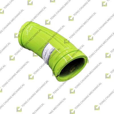 China 125*R460-30 double-layer elbow pipe，dual-layer elbow pipe，double-layered wear-resistant elbow，two-layer composite elbow，double-walled elbow pipe，dual-layer protective elbow for sale