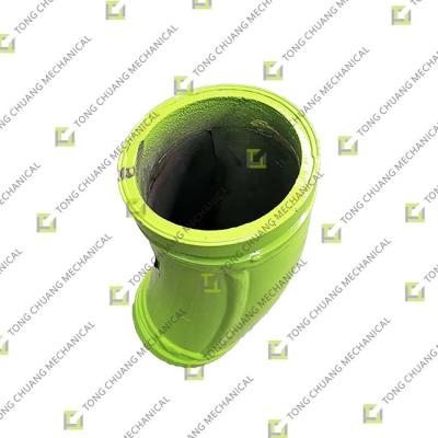China 125*R460-30 double-layer elbow pipe，dual-layer elbow pipe，double-layered wear-resistant elbow，two-layer composite elbow，double-walled elbow pipe，dual-layer protective elbow for sale
