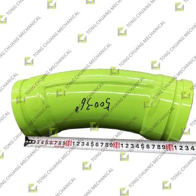 China 125*R500-36 double-layer elbow pipe，dual-layer elbow pipe，double-layered wear-resistant elbow，two-layer composite elbow，double-walled elbow pipe，dual-layer protective elbow for sale