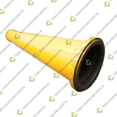 China 180A-125B×1100 (157 Flange) single-layer tapered pipe，single-layer tapered pipe，single-layer conical pipe，single-layer tapered reducer，single-layer tapered adapter，single-layer tapered transition pipe for sale