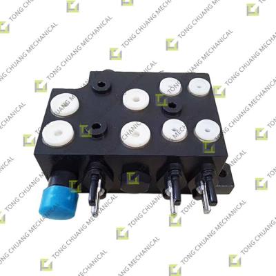China DL-8P-2 -A outrigger multi-way valve，outrigger multi-way valve，outrigger directional valve group，outrigger control valve bank，outrigger oil circuit distribution valve，outrigger control valve assembly for sale
