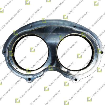 China SY260 Brillenplatte, verschleißfeste Brillenplatte, Betonförder-Brillenplatte, Auslass-Brillenplatte, Brillenplatte passender Schneidring, hochdruckfeste, verschleißfeste Brillenplatte zu verkaufen