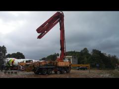 En 2016, la marca Sany Heavy Industry 62 metros Mercedes-Benz Camión bomba de hormigón usado