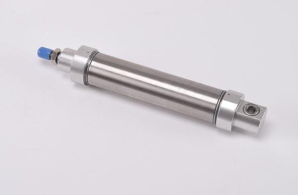 Quality Stainless Steel Material Double Acting Pneumatic Air Cylinder Silver Color for sale