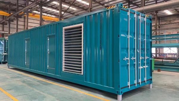 Quality 4000rpm 20ft Generator Shipping Container ECU 800kw Containerized Generator for sale