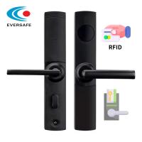 Quality Smart Hotel Lock with 18 Months Battery Life Emergency Mechanical Key and Grade for sale
