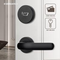 Quality Zinc Alloy Smart RFID Hotel Door Lock With Three Link Electronic Lock Cylinder for sale