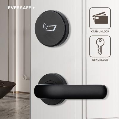 China Zinc Alloy Smart RFID Hotel Door Lock With Three Link Electronic Lock Cylinder for sale