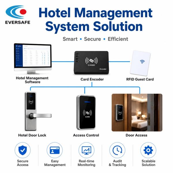 Quality Free Management Software & SDK Provided High-Impact RFID Hotel Lock System | for sale