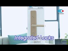 hotel security door lock resistant to violent impact with 1000kg pressure strength