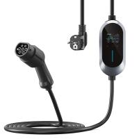 China Type 2 Portable EV Charging Pile With Blue CEE 16A 1 Phase Plug for sale