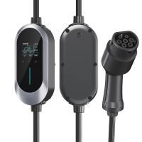 China Type 2 Portable EV Charging Pile With Blue CEE 16A 1 Phase Plug for sale