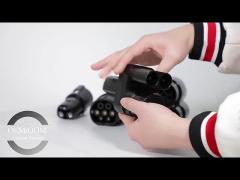Type1 do SAE J1772 do veículo elétrico ao conector de carregamento de Type2EV, adaptador 22KW do carregador da C.A. EV
