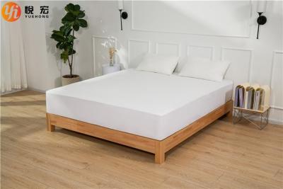 China 80inch Bamboo Waterproof Mattress Protector 65 To 95gsm Organic Waterproof Mattress Pad for sale