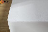 China Queen Size Waterproof Fabric Laminated Polyester  Waterproof Mattress Pad Protector for sale