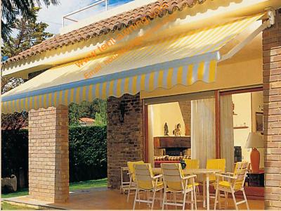 China Outdoor Aluminum Manual or  Motorized Remote Control Patio Awning for sale