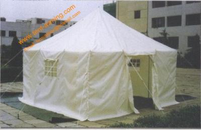 China Pole-style Galvanized Steel Waterproof  Canvas Army  Military  Tent for sale
