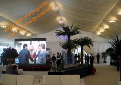 China Aluminum Structure PVC Party  Tent  Fire Retardant  Heavy Duty Clear Span Tent for sale