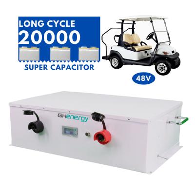 China Electric Golf Cart Battery 48v 2100wh Graphene Super Capacitor Battery for sale