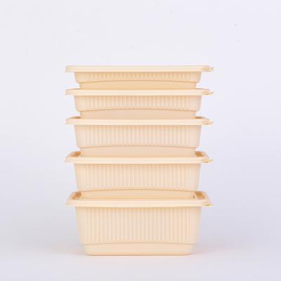 Cina Microonda eliminabile del contenitore pp dell'alimento rettangolare in vendita