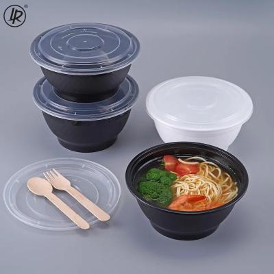 Cina Ciotole di plastica a perfetta tenuta bianche 800ml con i coperchi eliminabili in vendita