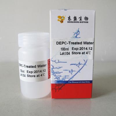 Cina 30ml 100ml DEPC ha trattato l'aspetto incolore dell'acqua R2041 R2042 in vendita