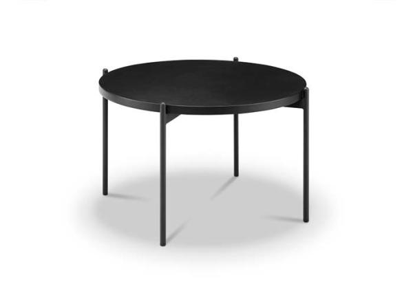 Quality Matte Black Commercial Coffee Table Wood Top Metal Legs Coffee Table For Office for sale