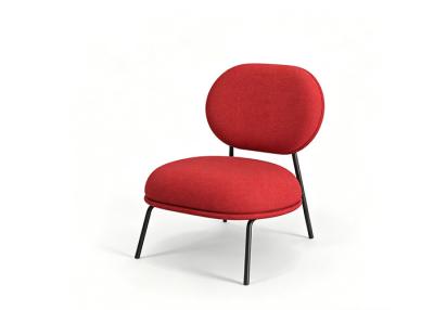 China Cupsule Cushion Lounge Sofa On Metal Legs Accent Seat For Hotel And Office for sale