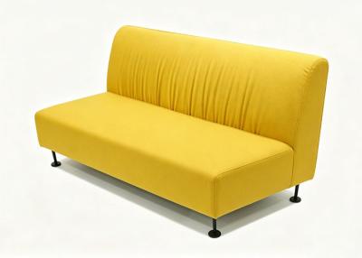 China Yellow Modern Armless Sectional Sofa Middle One Stable For Office Hotel Lounge for sale