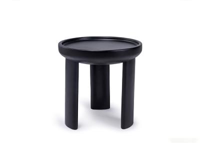 China Commercial Black Fiberglass Coffee Table Stylish Design For Hotel Lounge for sale