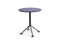 Quality Commercial Metal Round Bar Table Zinc Coated Black For Outdoor Patio Cafe Bistro for sale