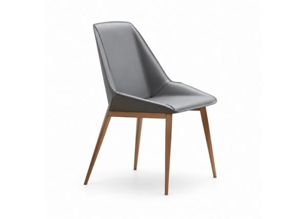 Quality Modern Style Upholstered Dining Chair With Rose Gold Stainless Steel Frame for sale