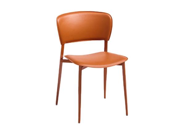 Quality Firm Microfiber PU Leather Restaurant Dining Chair With Metal Frame For Hotel for sale