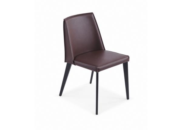 Quality PVC Leather Dining Chair Rose Gold Stainless Steel Frame Hotel Restaurant Seating for sale