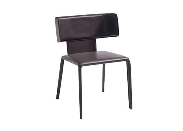 Quality Modern Wrapped Firm Microfiber Leather Dining Chair For Restaurant Hospitality for sale