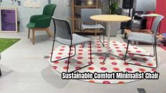 Sustainable PET Felt Dining Chair Modern Eco Design