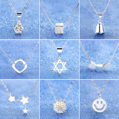 China Perfect in workmanship silver zircon various pendants necklace for sale