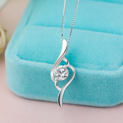 China 925 sterling silver beautiful in design silver gold plated various shape pendant necklace for sale
