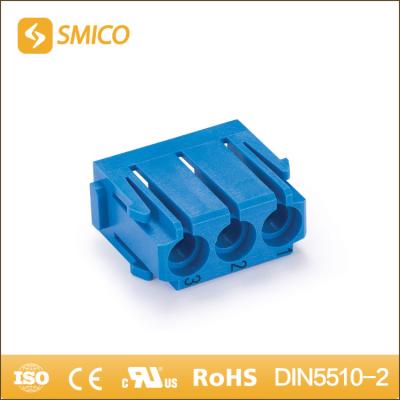 China 3pin bule Pneumatic Module heavy duty connector for machine producer for sale